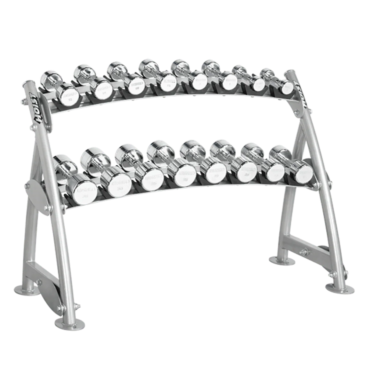 Hoist Fitness 2-Tier Horizontal Beauty Bell Rack – Sparks
