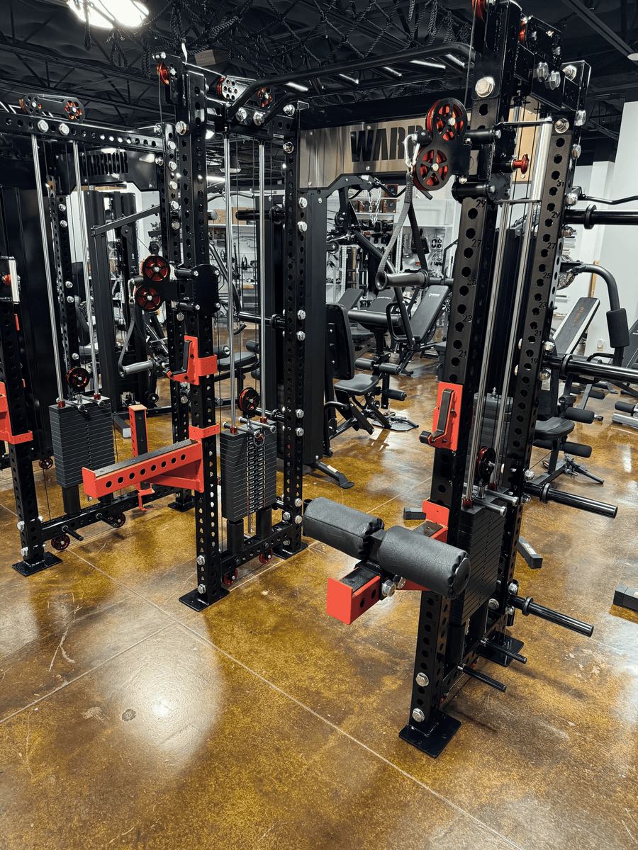 Warrior 2.0 Cable Crossover Pulley Power Rack Gym System – Sparks ...