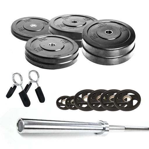 300lb Weight Set + Bar – Sparks
