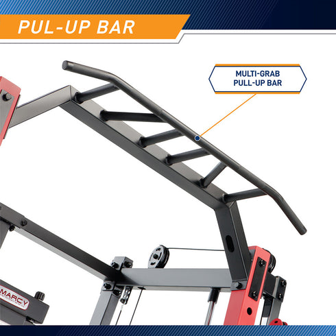 Marcy Smith Machine / Cage System with Pull-Up Bar and Landmine Statio ...