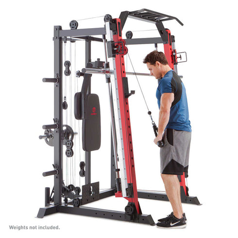 Marcy Smith Machine / Cage System with Pull-Up Bar and Landmine Statio ...